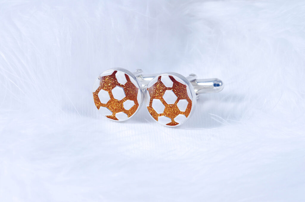 Football Cufflinks - Angel Ashes